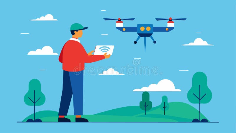 Through Remote Monitoring a Drone Operator Can Observe and Adjust the ...