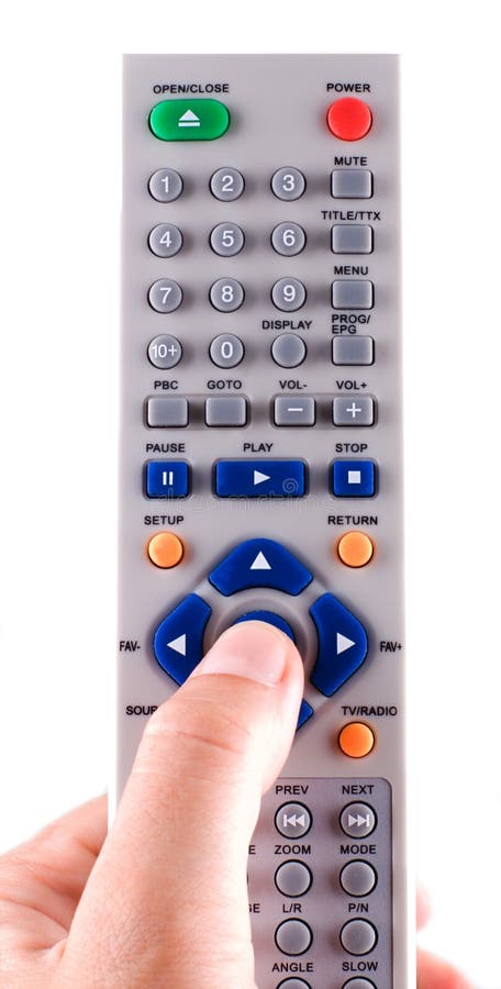 The remote panel stock photo. Image of grey, holding - 10958260