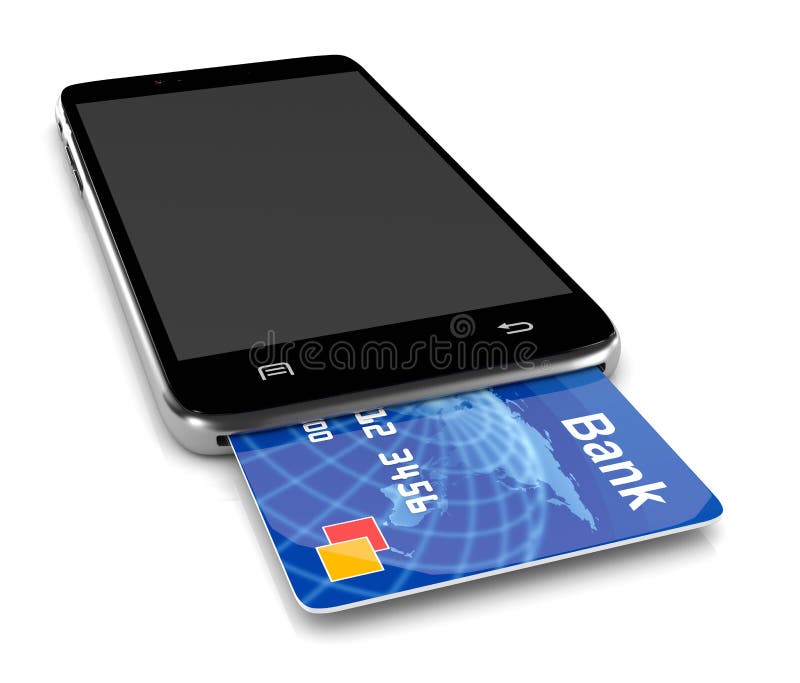 Remote Payment Service stock illustration. Illustration of finance ...