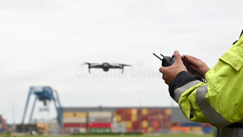 Drone inspection flight stock video. Video of unmanned - 222851981