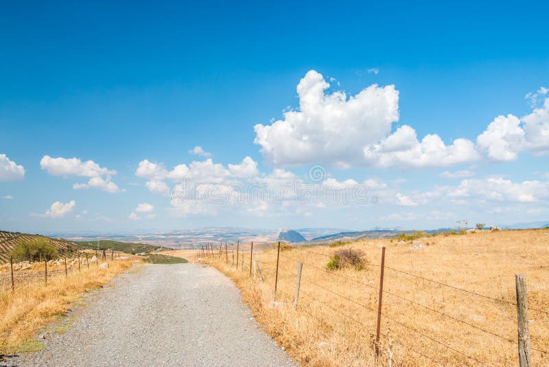 Remote Road Leading Far Away Stock Photo - Image of village, landscape ...