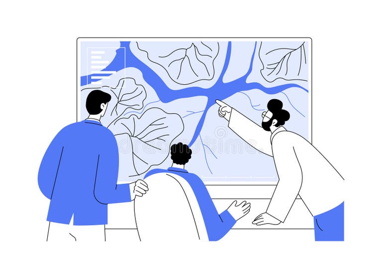 Remote Sensing Abstract Concept Vector Illustration. Stock Vector ...