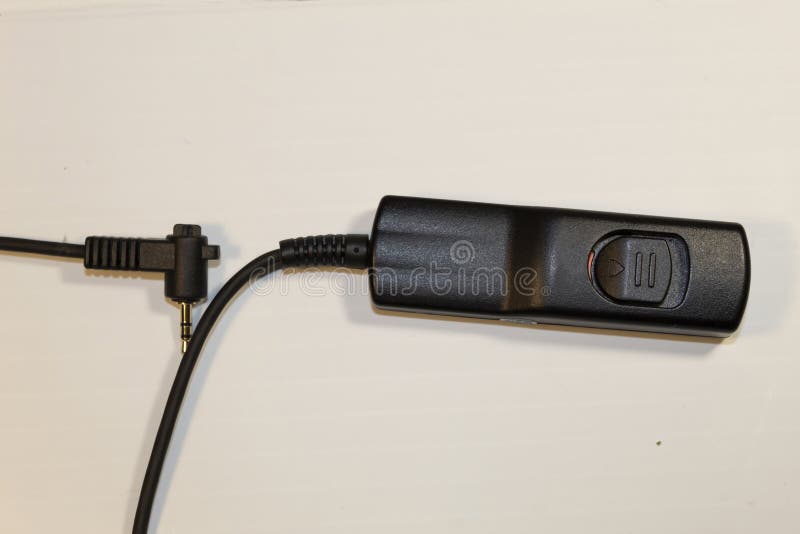 Remote Shutter Button for the Camera. Stock Image - Image of remote ...