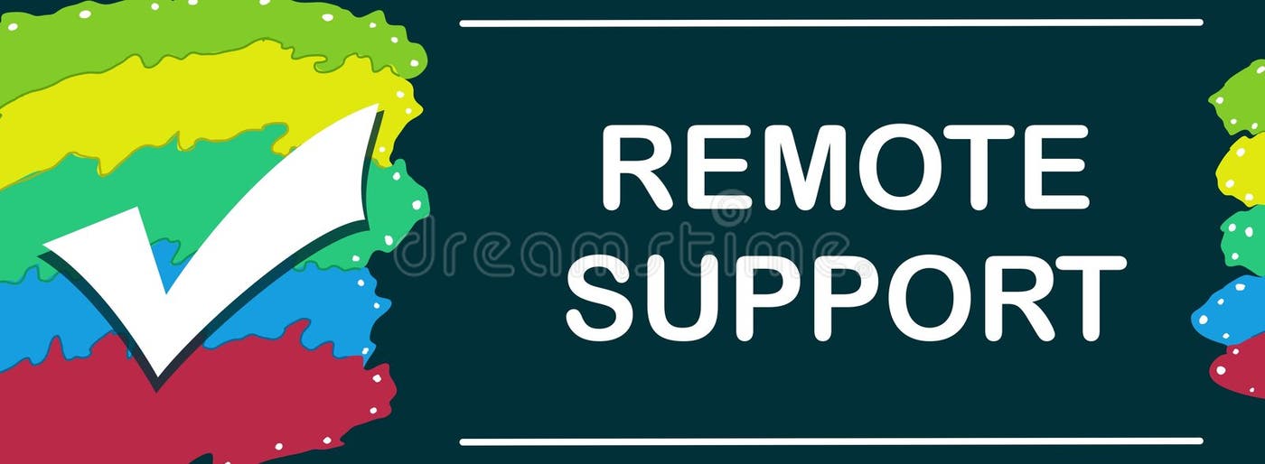 Remote Support Background Stock Illustrations – 2,739 Remote Support ...