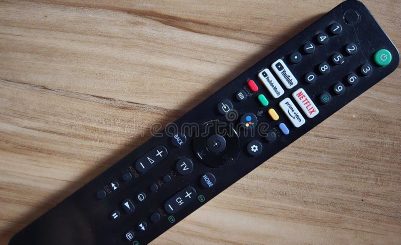 Remote Television control stock image. Image of device - 374255997