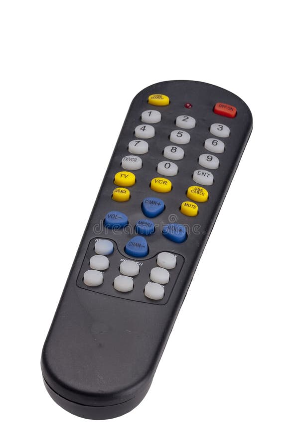 Remote for the TV stock photo. Image of equipment, player - 17855844