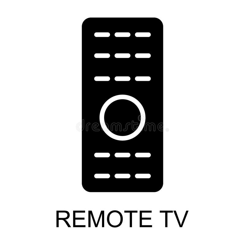 Remote Tv Device Icon, Control Technology Media Television Sign, Web ...