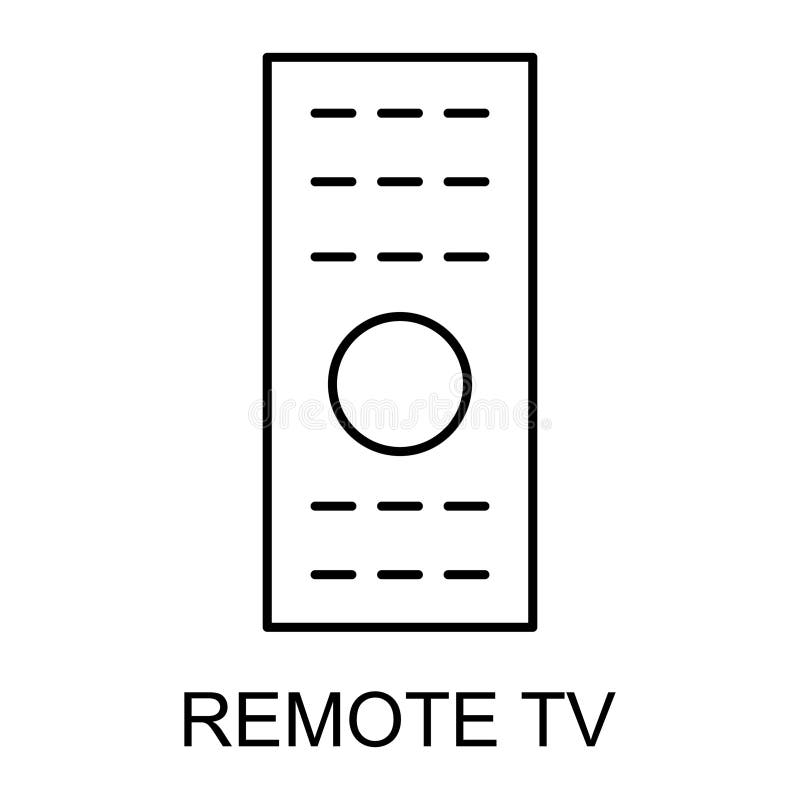 Remote Tv Device Icon, Control Technology Media Television Sign, Web ...