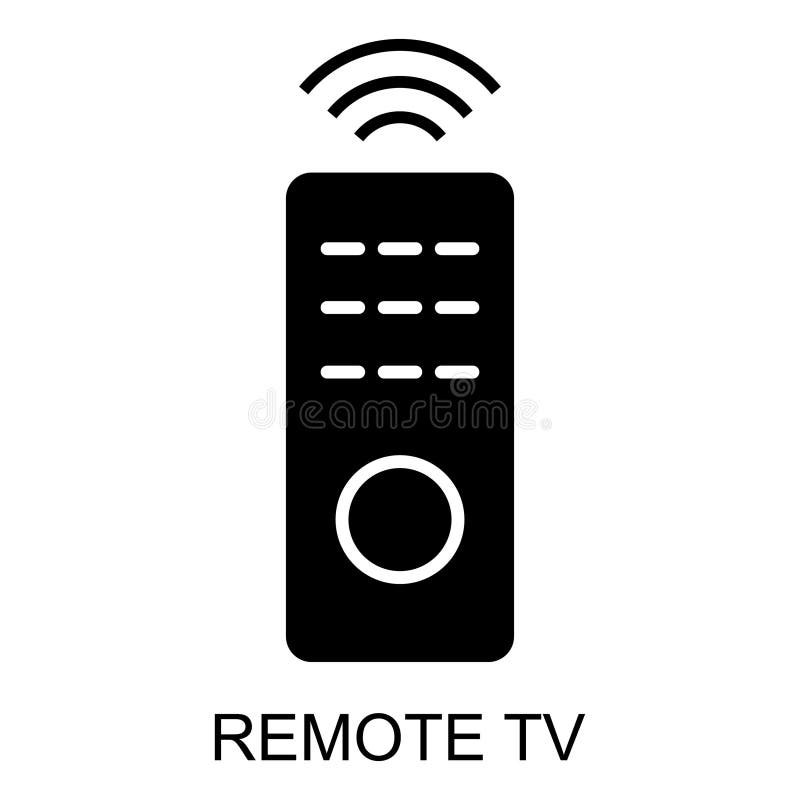 Remote Tv Device Icon, Control Technology Media Television Sign, Web ...