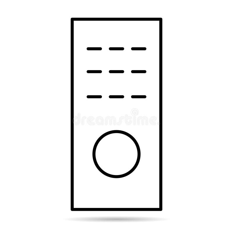 Remote Tv Device Shadow Icon, Control Technology Media Television Sign ...