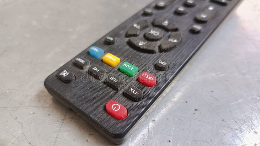 Remote Which is a Little Dusty Stock Photo - Image of laptop ...