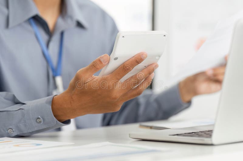 Remote Work and Digital Transformation. Business Professional Using ...