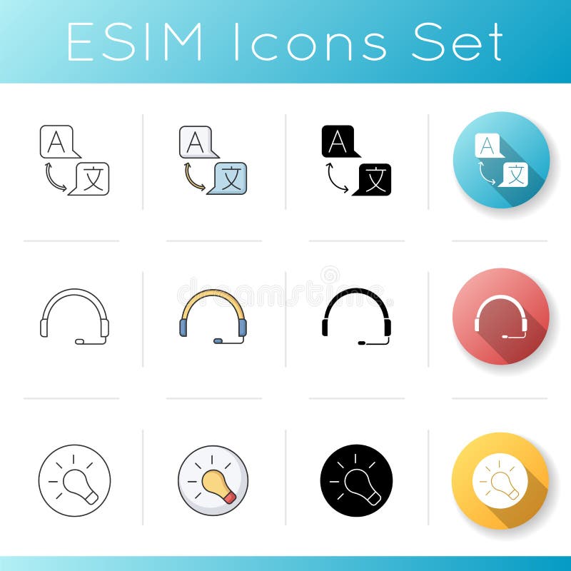 Translation Headset Stock Illustrations – 289 Translation Headset Stock ...
