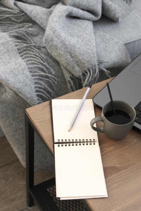 Remote work at home office stock photo. Image of home - 178539414