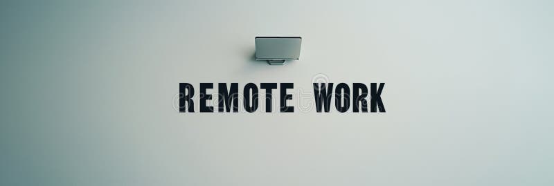 Remote Work Minimalist Concept Values Simplicity, Efficiency, and ...