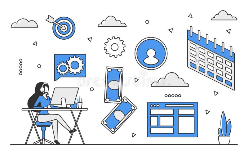 Virtual Home Workstation Stock Illustrations – 56 Virtual Home Workstation Stock Illustrations ...