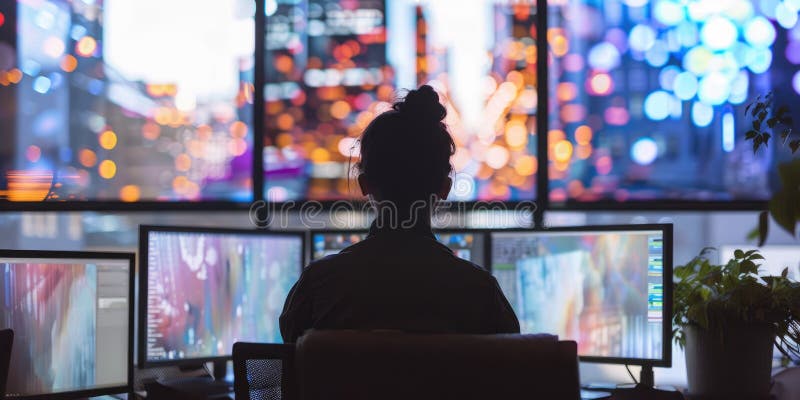 Remote Work Trend Uses Digital Screens and Video Calls for Effective ...