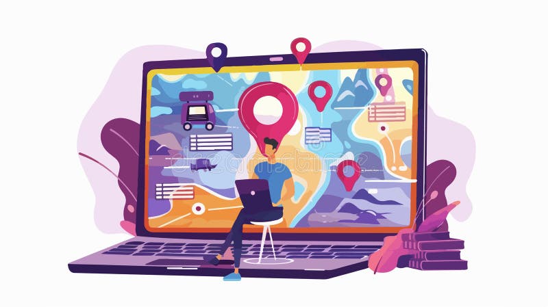 Remote Worker Abstract Concept Vector Illustration Stock Vector ...