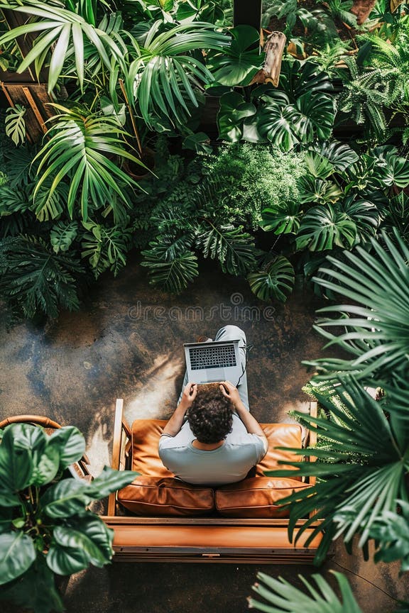 Remote Workers Engaging in Work-life Balance Activities Stock Illustration - Illustration of ...