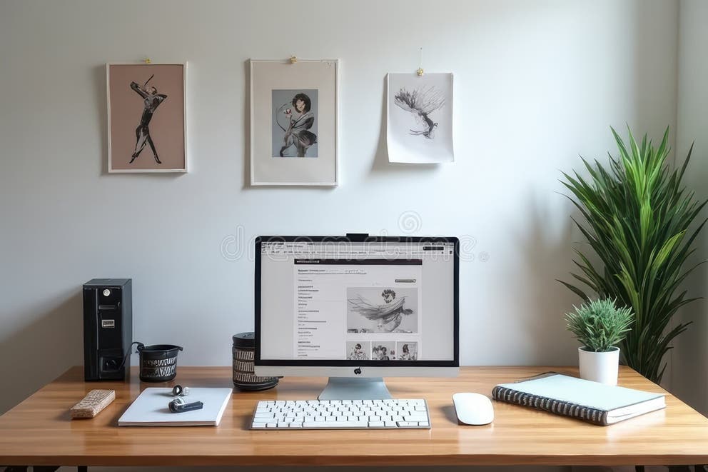 Remote Working Conditions stock illustration. Illustration of ...