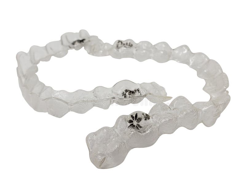 Removable Clear Plastic Braces for Tooth Aligning with Clipping Path ...