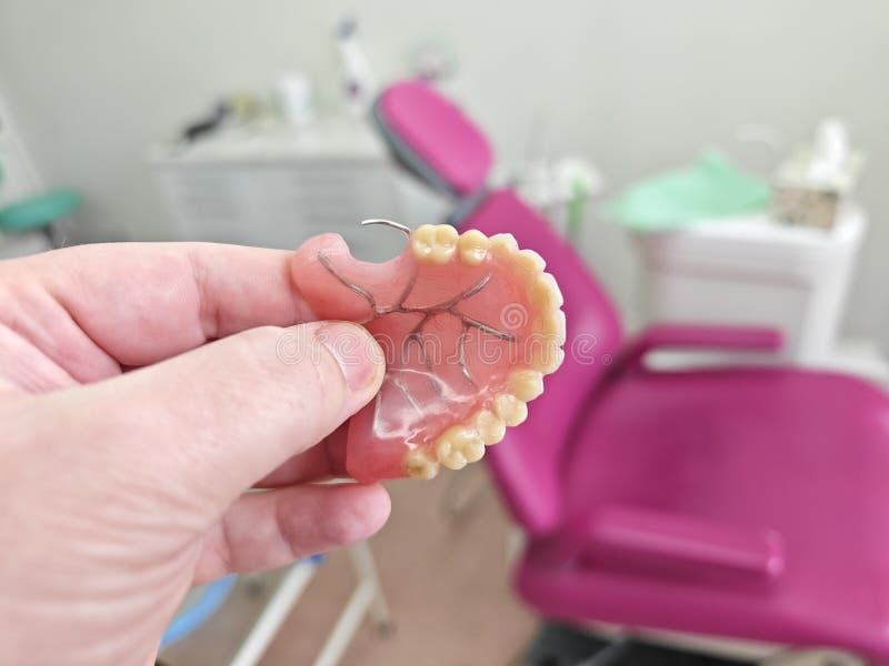 Removable Dentures for the Patient are Made in a Dental Laboratory ...