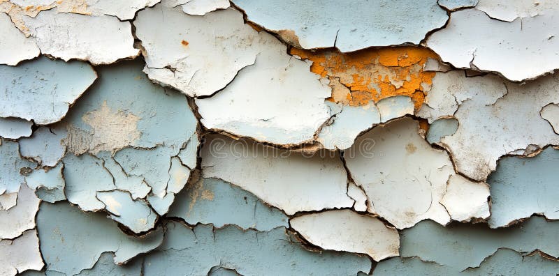 The Removal of Paint Exposes Underlying Layers of Worn Surface ...