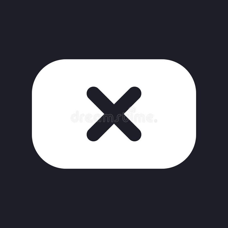 Remove Background White Pixel Perfect Solid Ui Icon Stock Vector ...