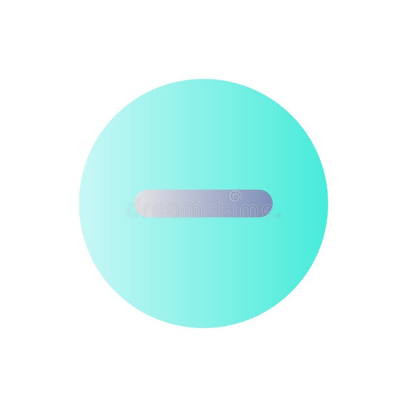 Remove Button Flat Gradient Color Ui Icon Stock Illustration Illustration Of Button Reject