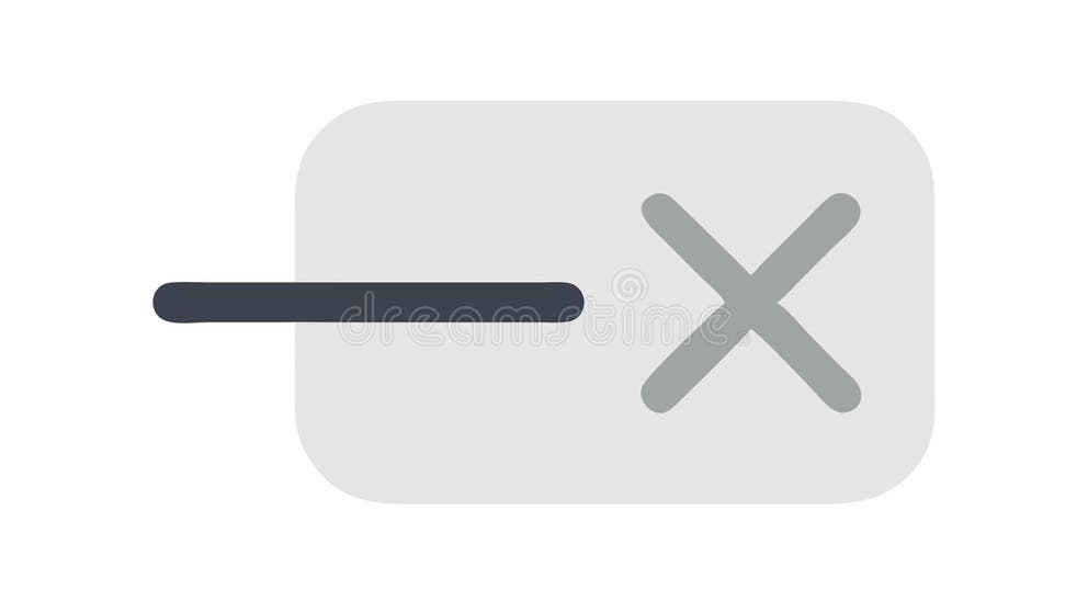 Remove Button Icon. Close or Delete Function Symbol, Vector Design ...