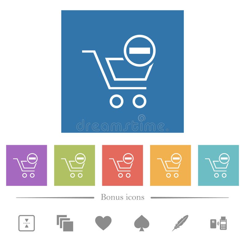 Remove from cart icon stock vector. Illustration of merchant - 189116285