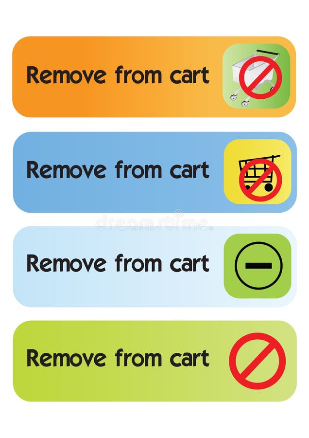 Add to cart button -vector stock vector. Illustration of line - 6099279