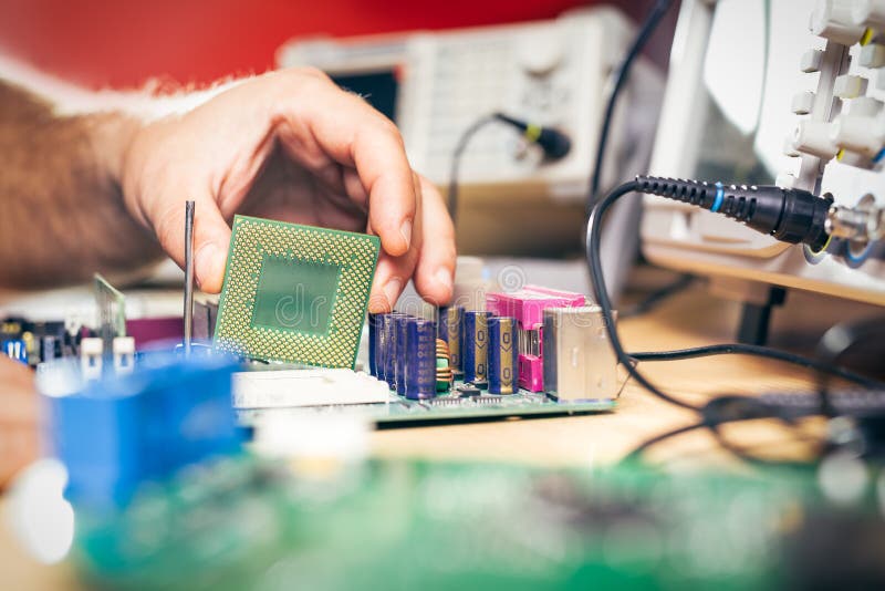 Remove CPU from Main Circuit Board To Check Problem and Repair Stock ...