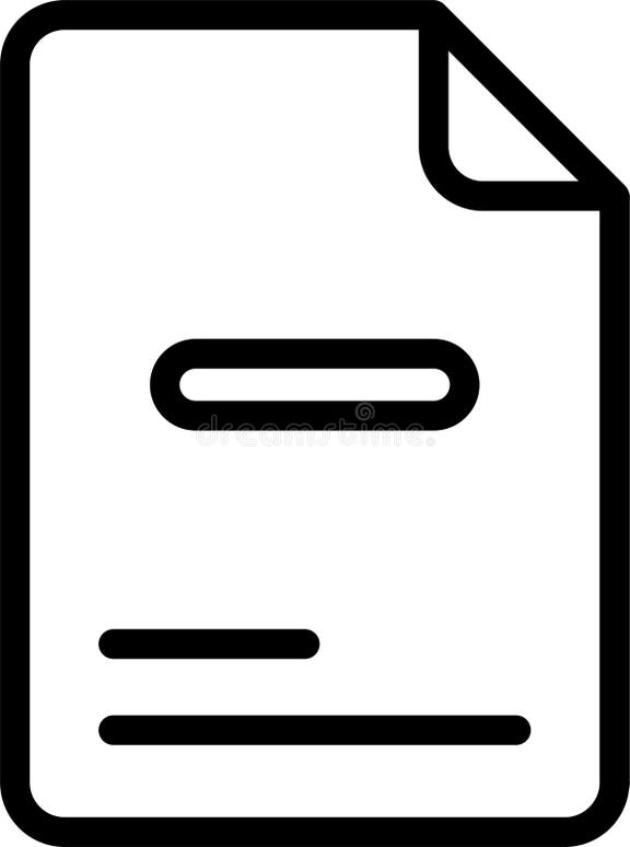 Remove Document Vector Icon Stock Vector - Illustration of cleanup ...