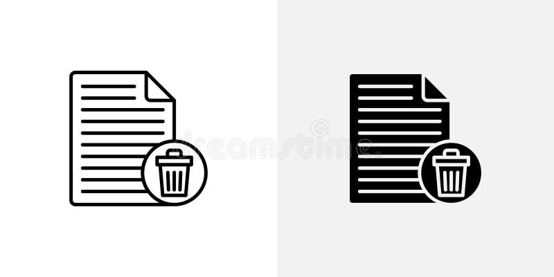 Remove file vecor icon set stock vector. Illustration of file - 340376983