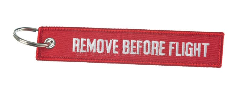 Remove before Flight Safety Warning Ribbon on the Engine Air Intake ...