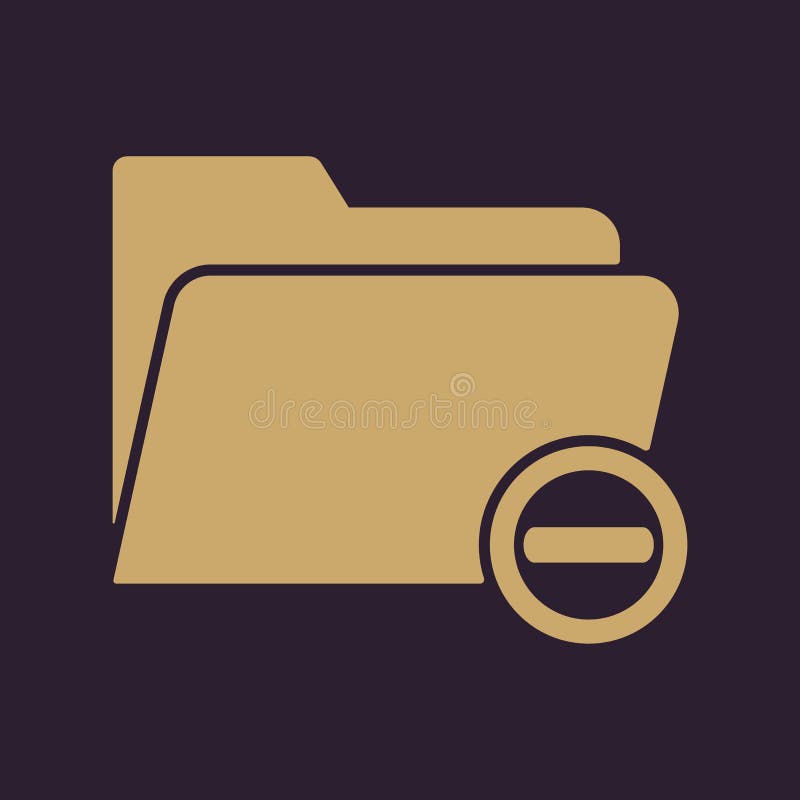The Archive Folder Icon. Document and Data, Portfolio, Office Symbol ...