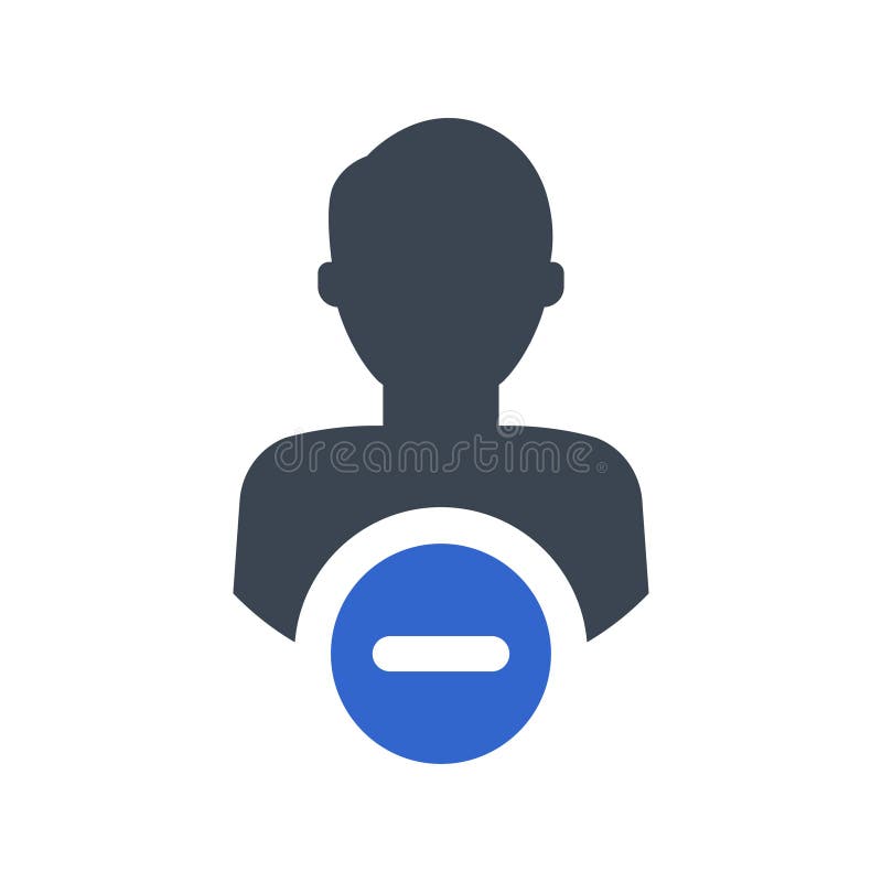 Remove friend icon stock vector. Illustration of account - 278496712