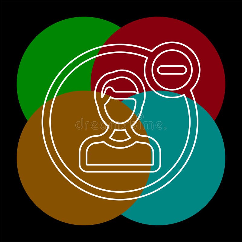 Remove Friend vector icon stock vector. Illustration of digital - 149324742