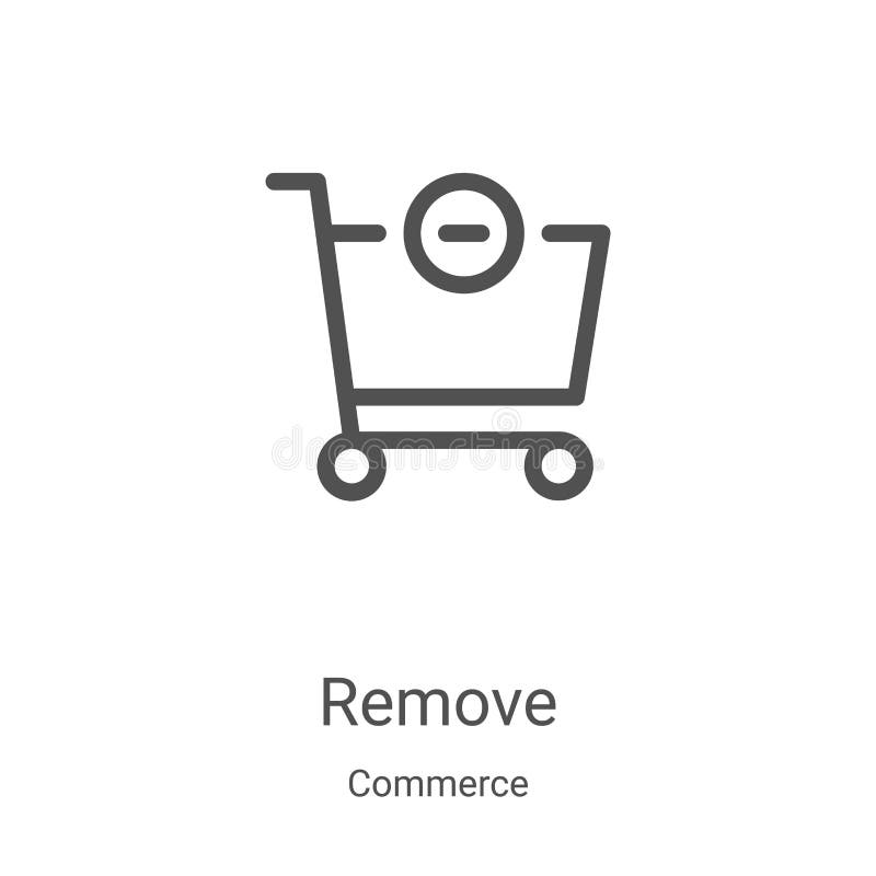 Commerce Icon Vector from Big Sale Collection. Thin Line Commerce Outline Icon Vector ...