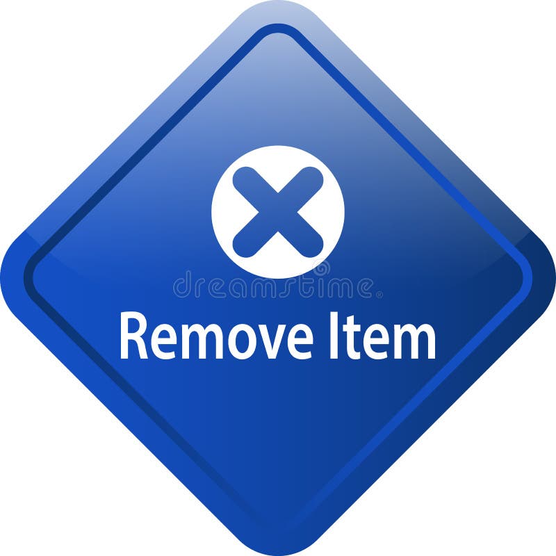 Remove Item Icon Web Button Stock Illustration - Illustration of listed ... Remove Item Icon Web Button Stock Illustration - Illustration of listed ...