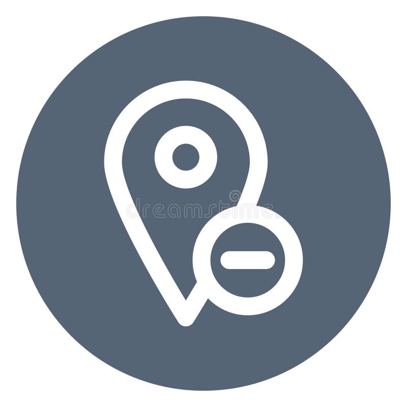 Remove Location Isolated Vector Icon Which Can Easily Modify or Edit ...