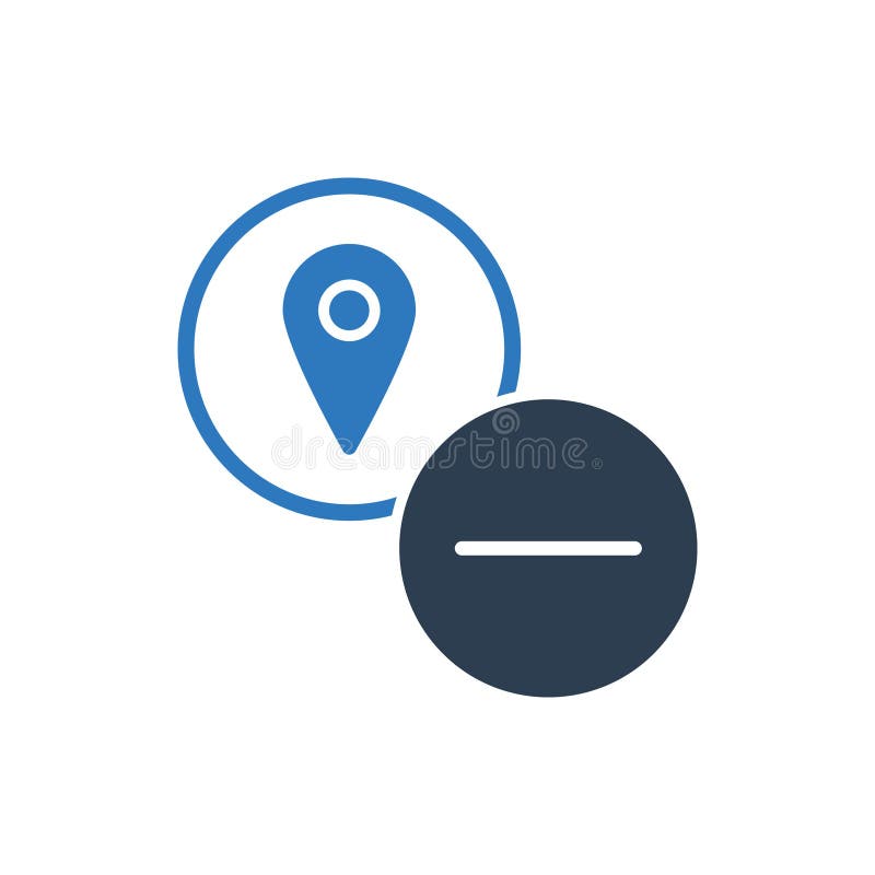 Remove Location Icon Stock Illustrations – 1,432 Remove Location Icon ...