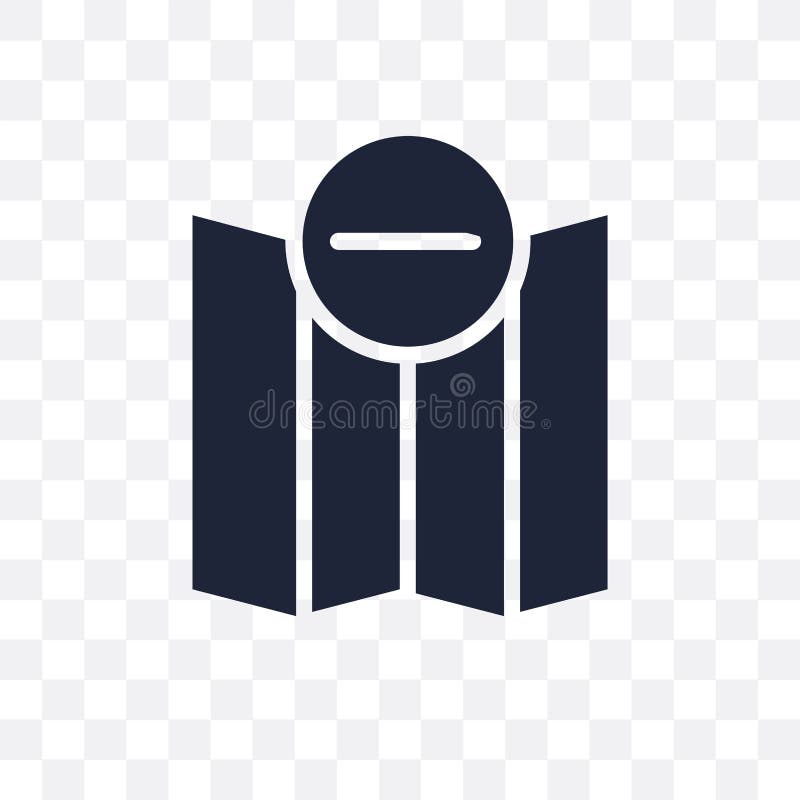 Remove from Map Transparent Icon. Remove from Map Symbol Design Stock ...