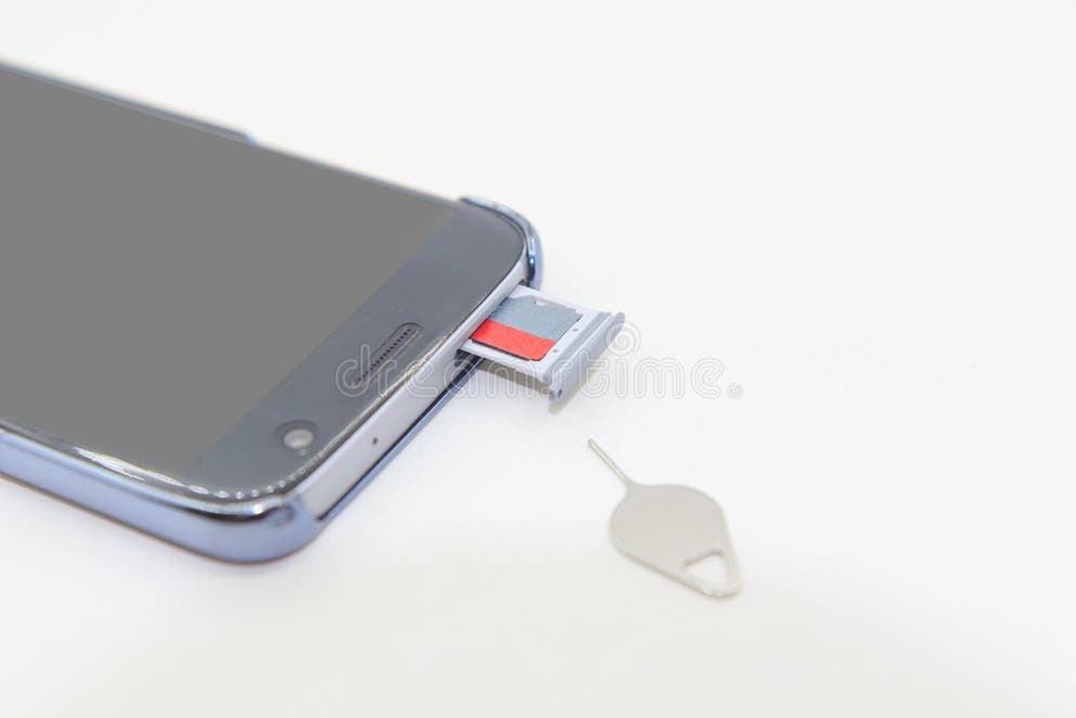 Remove Memory Card of Smartphone Stock Photo - Image of smart, data ...