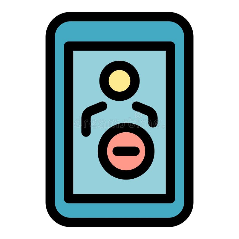 Remove Profile Icon Vector Flat Stock Vector - Illustration of quality ...