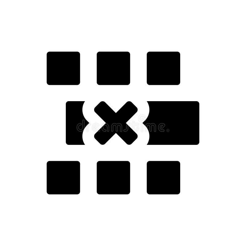 Remove row icon stock vector. Illustration of illustrations - 223996938