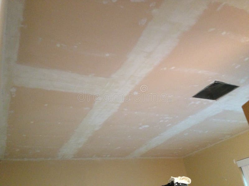 Removed the Popcorn Texture from Ceiling, Remodeling a House Stock ...