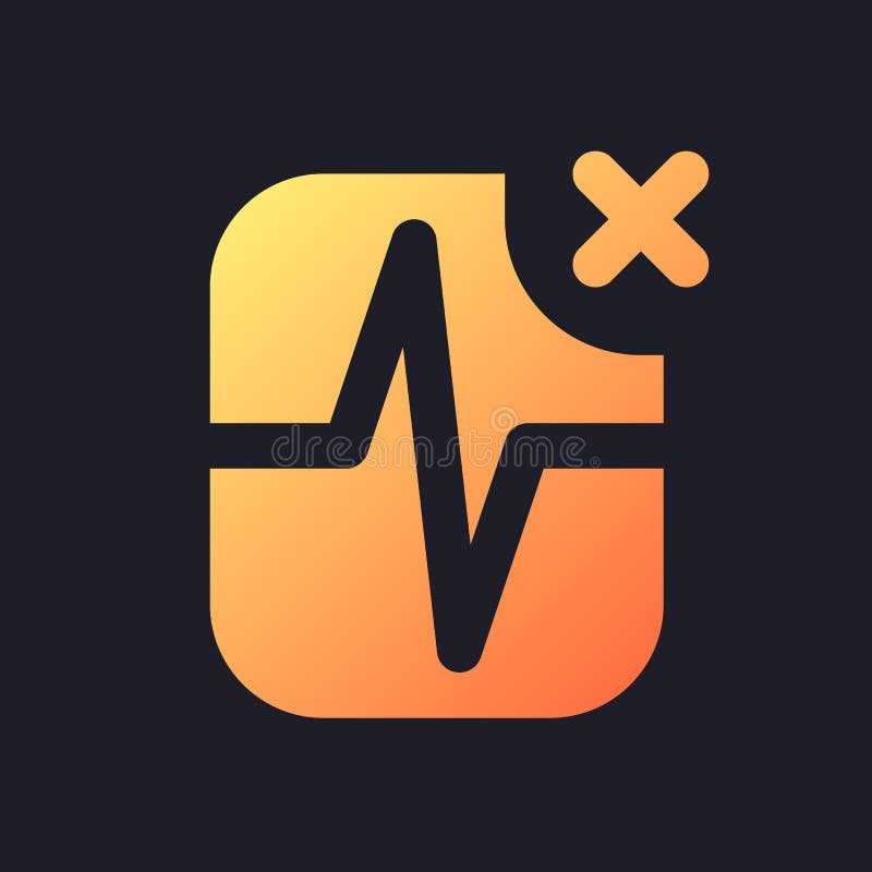 Removed Pulse Animation Orange Solid Gradient Ui Icon for Dark Theme ...