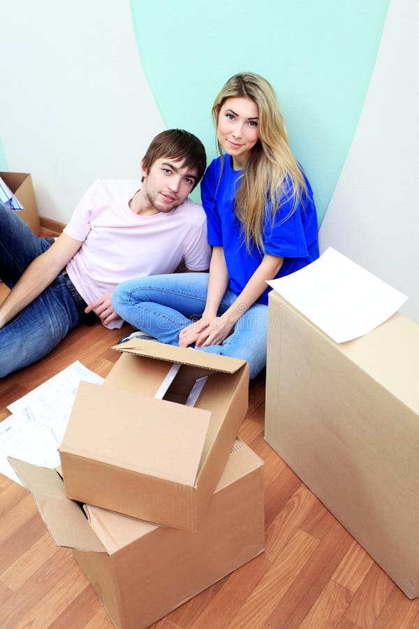 Removing stock photo. Image of planning, indoor, couple - 13105420